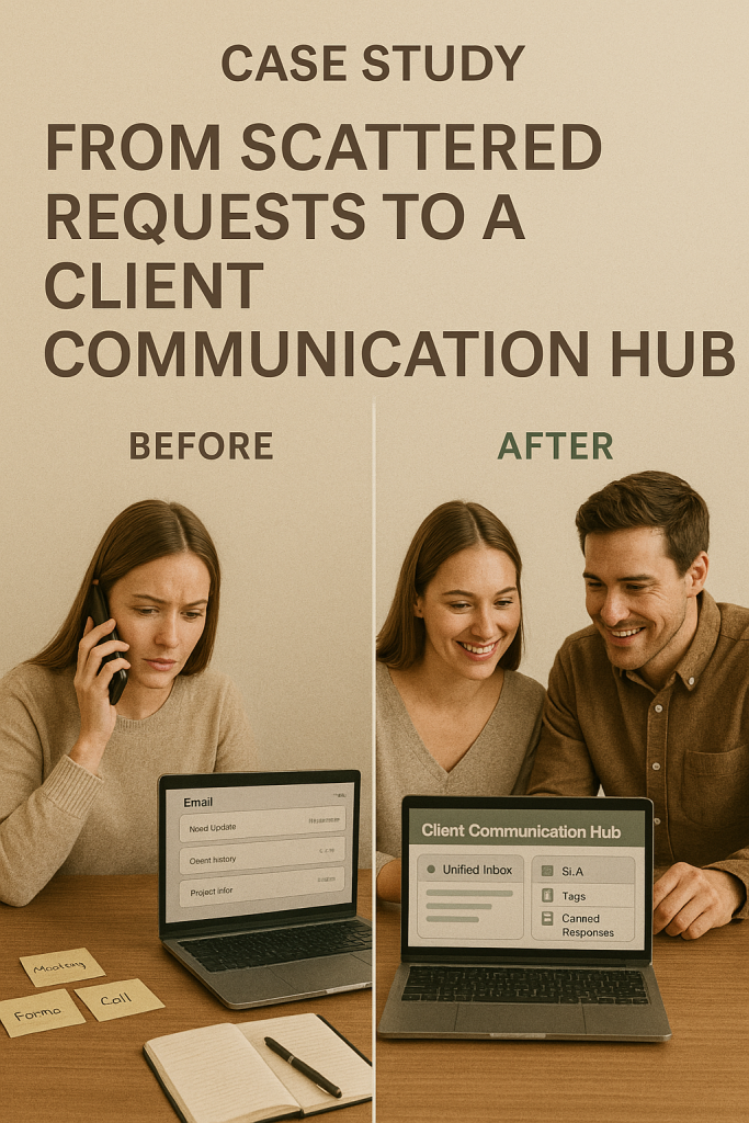 Case Study: From Scattered Requests to a Client Communication Hub